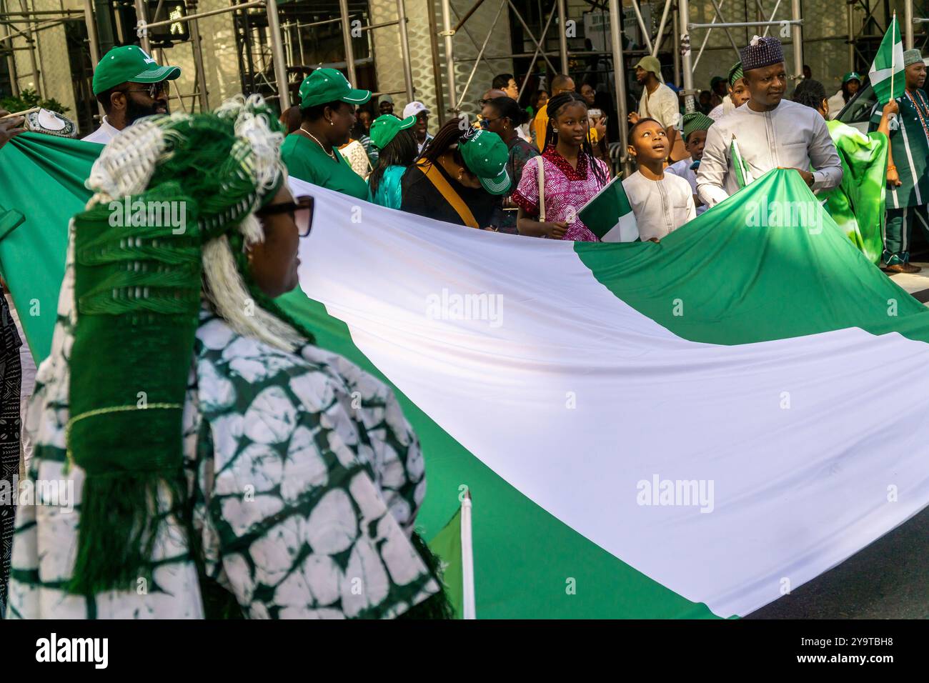 Nigerians living in the New York area, joined by their supporters ...