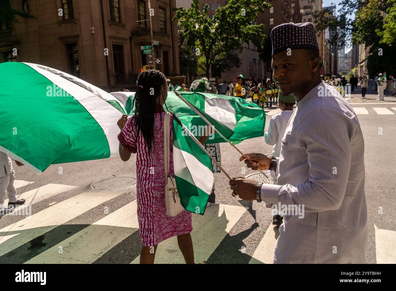 Nigerians living in the New York area, joined by their supporters ...