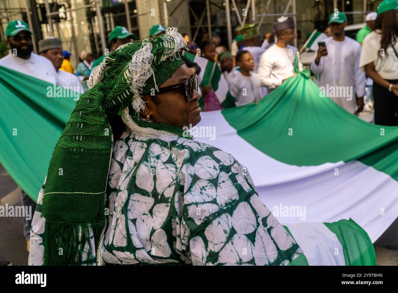 Nigerians living in the New York area, joined by their supporters ...