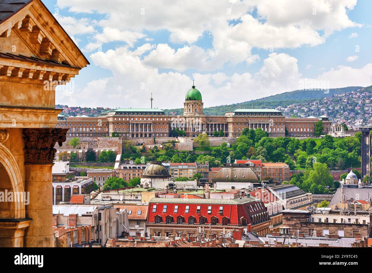 Center of Budapest, Budapest Royal Castle, View from the St.Stephen ...