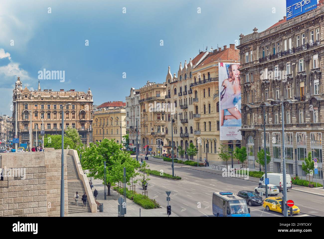 Beautiful landscape urban view,city streets,architecture of the ...