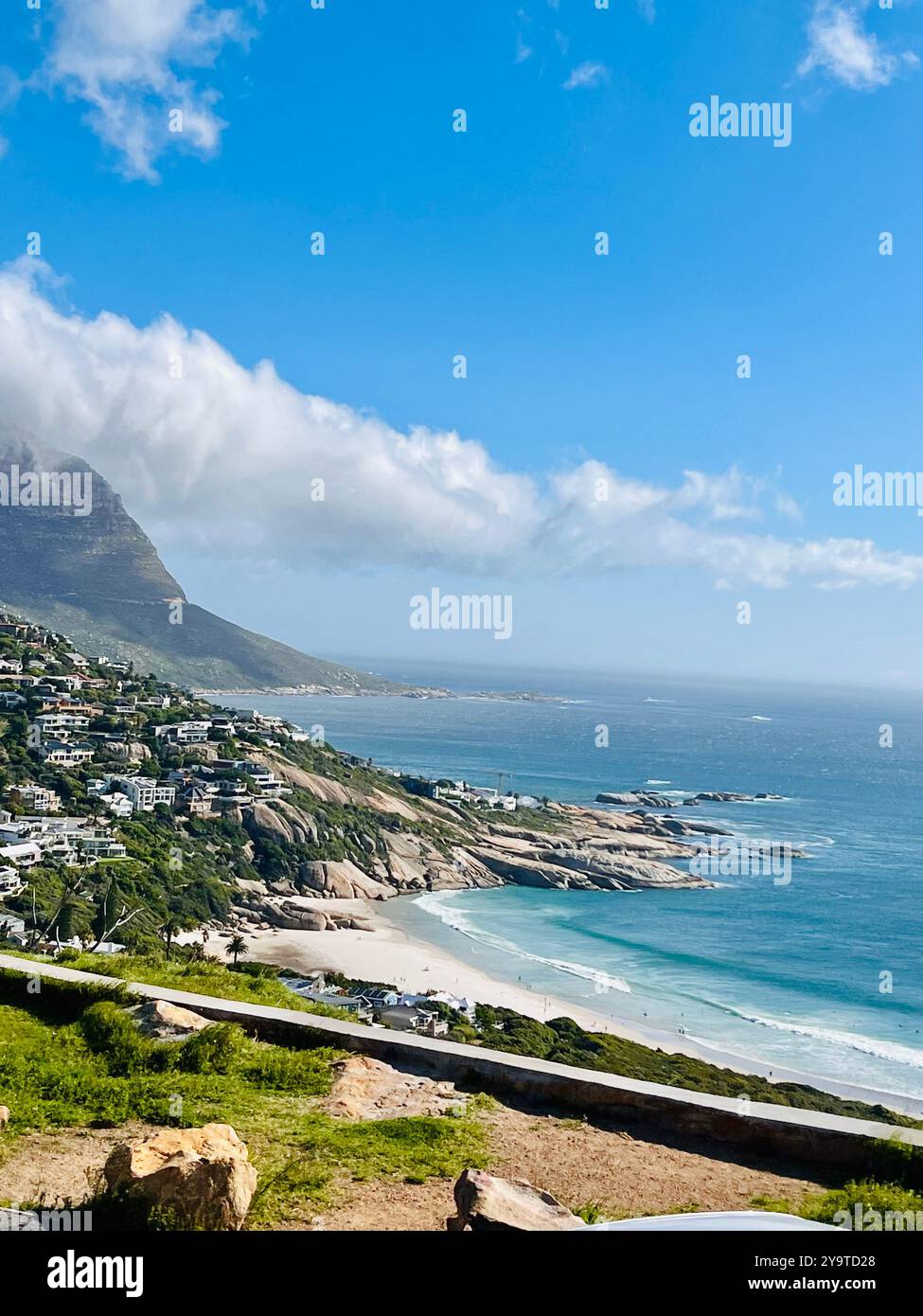 Aerial view of a scenic coastal landscape Stock Photo - Alamy