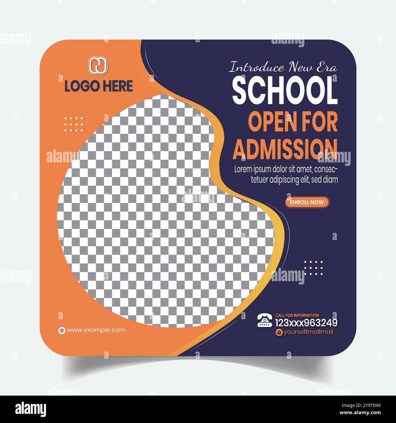 Kids education school registration Stock Vector Images - Alamy