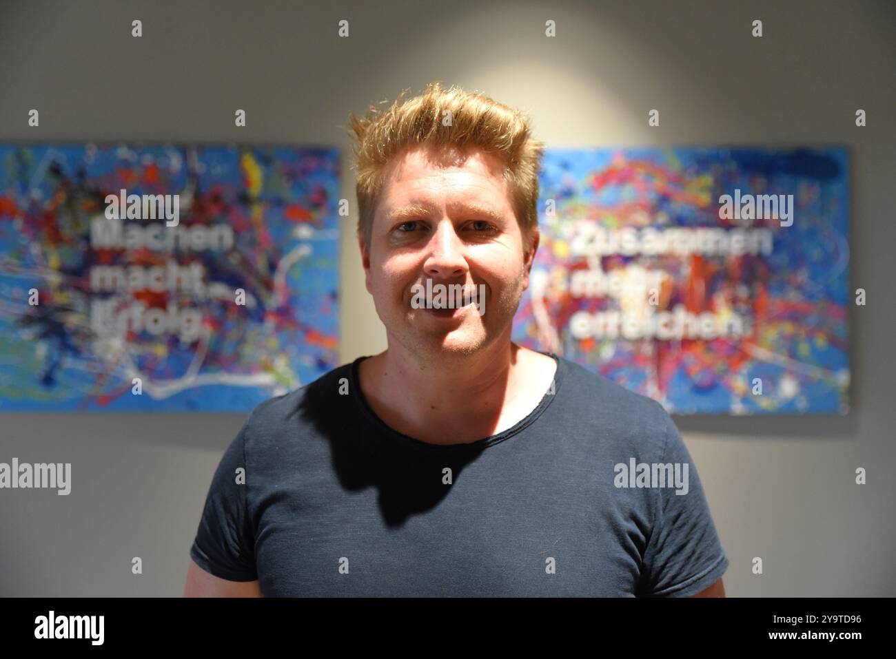 Kabelsketal, Germany. 12th Aug, 2024. Martin Menz, the founder and ...