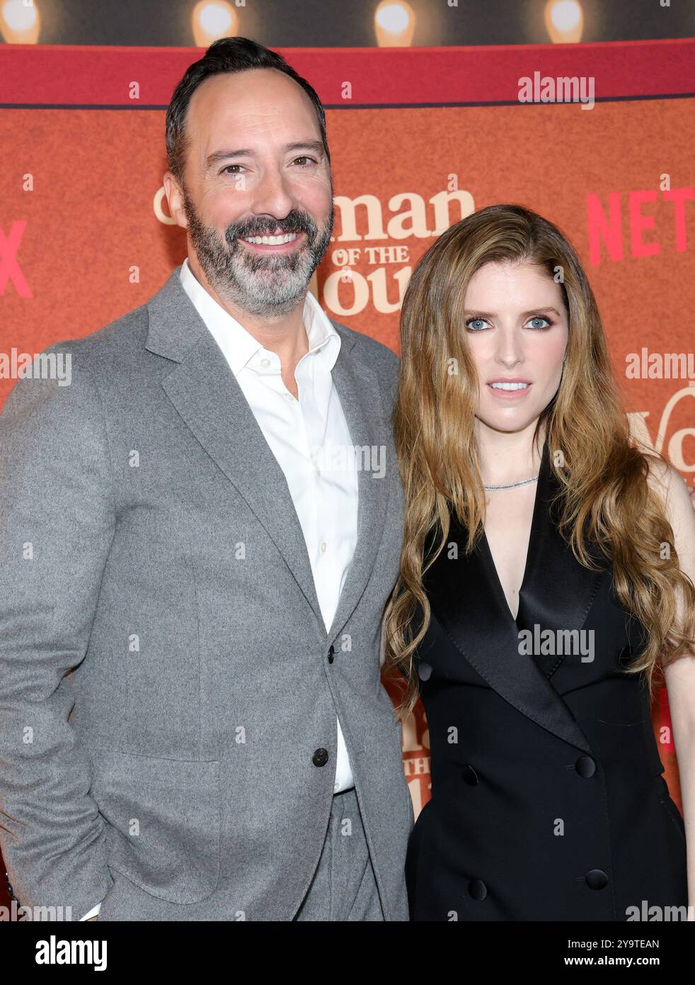 HOLLYWOOD, CA - OCTOBER 10: Tony Hale, Anna Kendrick at Los Angeles ...