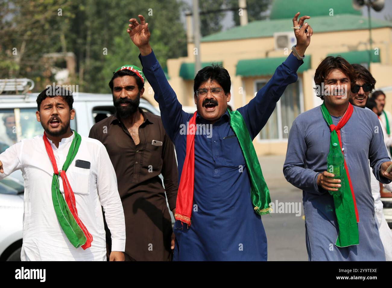 Peshawar, Peshawar, Pakistan. 11th Oct, 2024. Pakistan opposition PTI ...