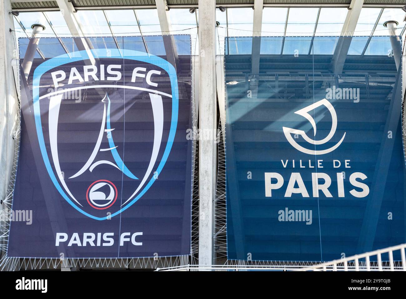 Paris, France. 11th Oct, 2024. Illustration of the Stade Charléty in ...