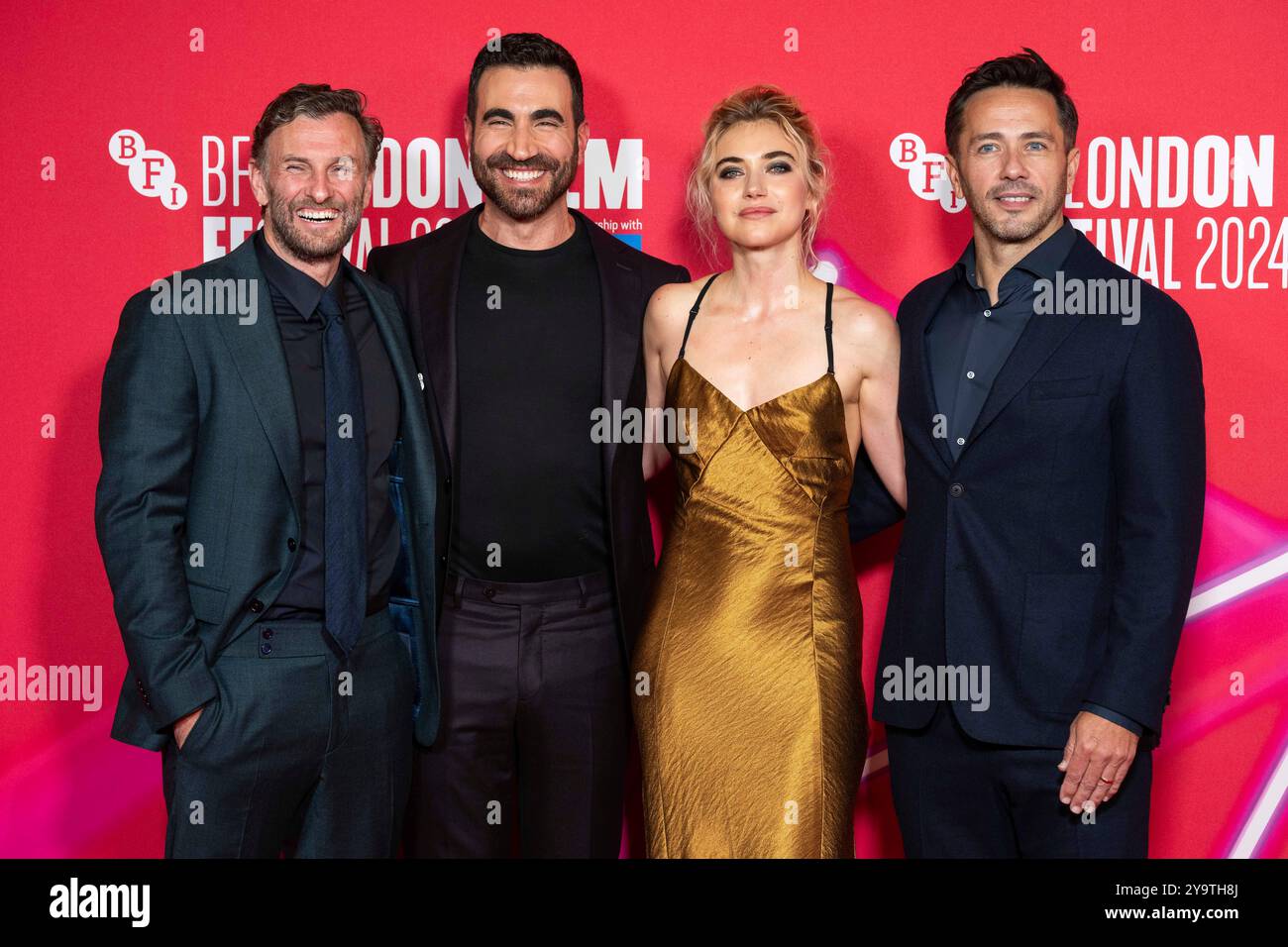 Actors Steven Cree, from left, Brett Goldstein, Imogen Poots and ...