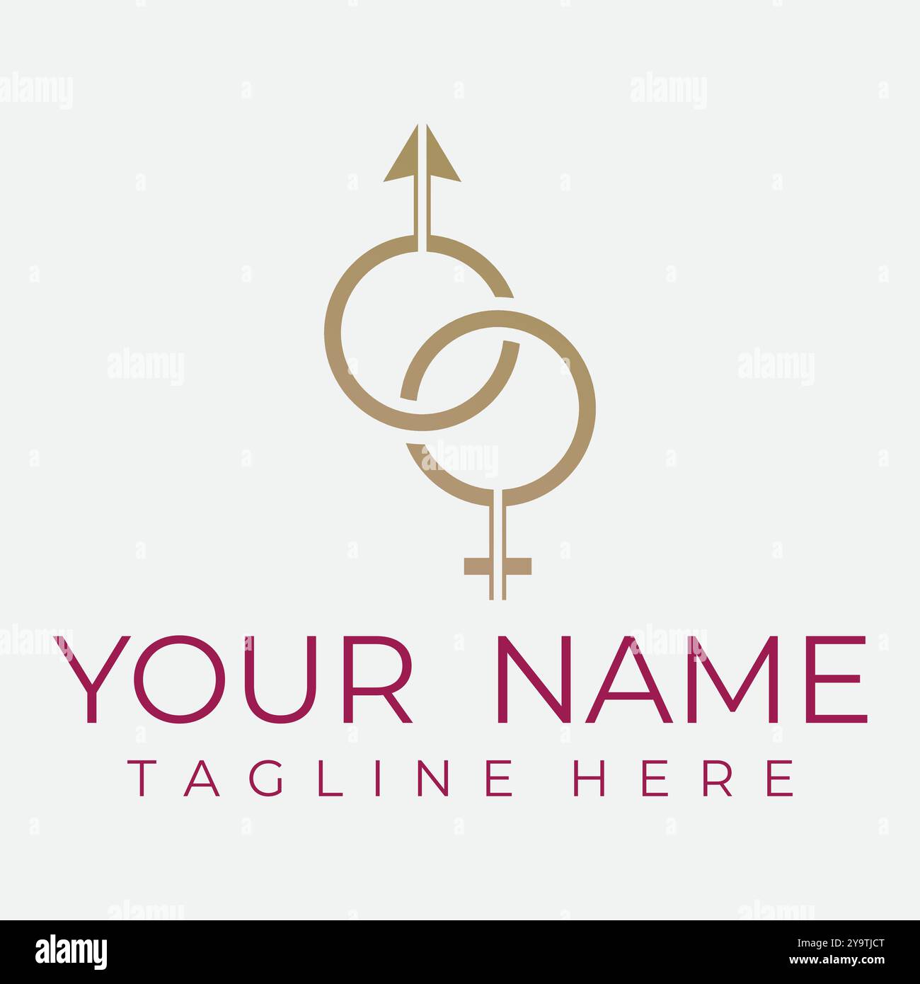 Gender logo illustration symbol design Stock Vector Image & Art - Alamy