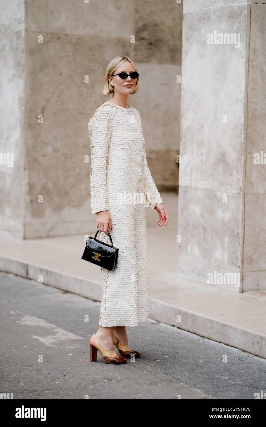 Street style, Violet Grace Atkinson arriving at Zimmermann Spring ...