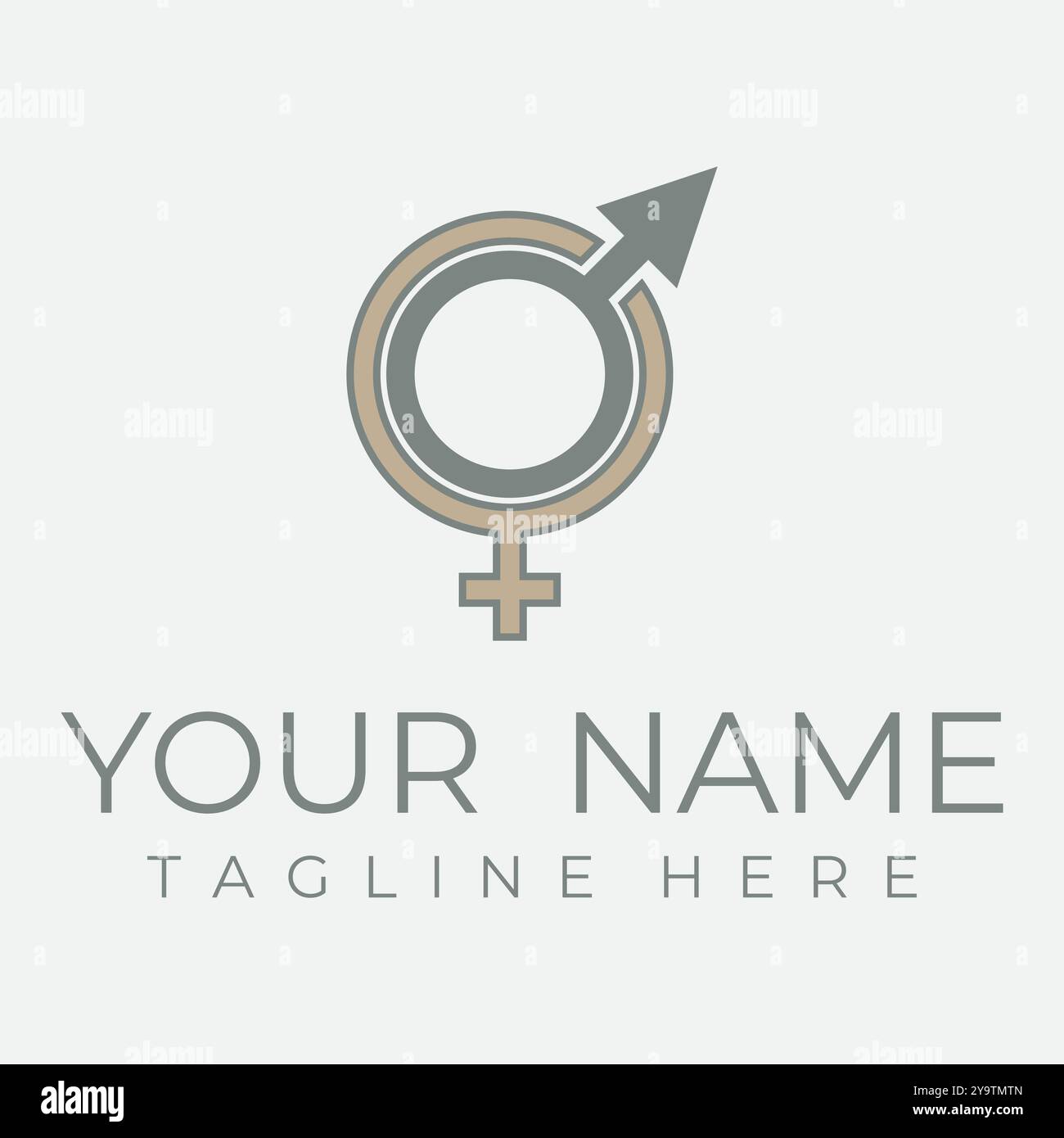 Gender logo illustration symbol design Stock Vector Image & Art - Alamy