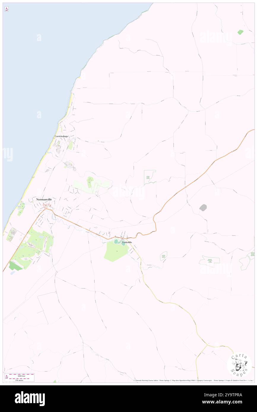 Yankalilla map hi-res stock photography and images - Alamy