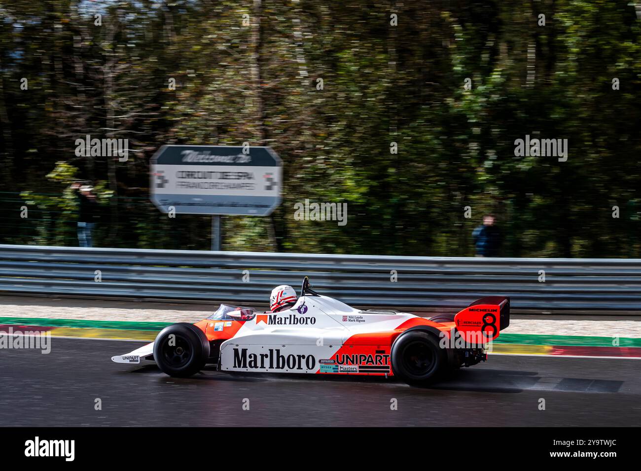 Francorchamps (Belgium), 28 September 2024, #8 Mclaren MP4/1B (1982 ...