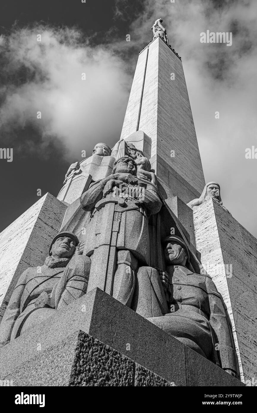 The freedom column Black and White Stock Photos & Images - Alamy