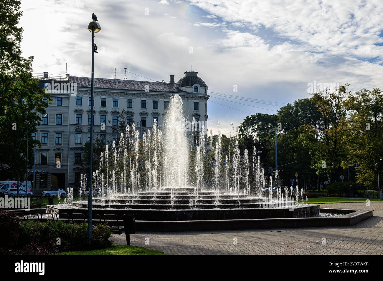Art Nouveau Buildings in Riga Stock Photo - Alamy