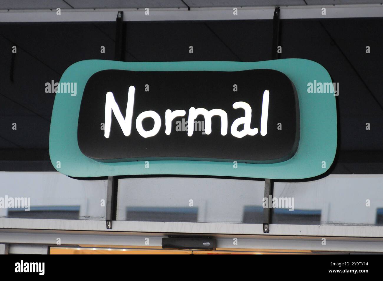 Copenhagen/ Denmark/11 October 2024/ Normal store shoppers in danish ...