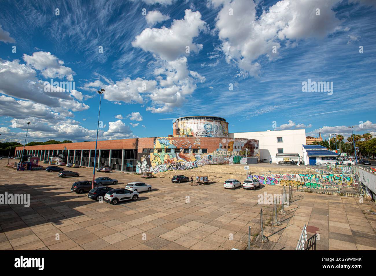 Plaza de Armas bus station, Seville Stock Photo - Alamy