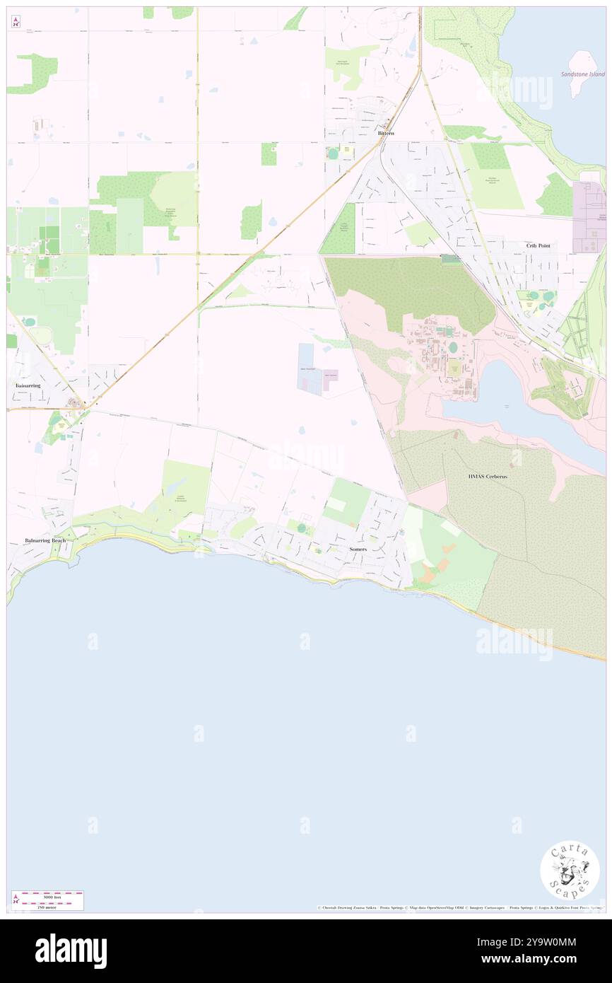 Somers, , AU, Australia, Victoria, S 38 22' 52'', N 145 9' 32'', map ...
