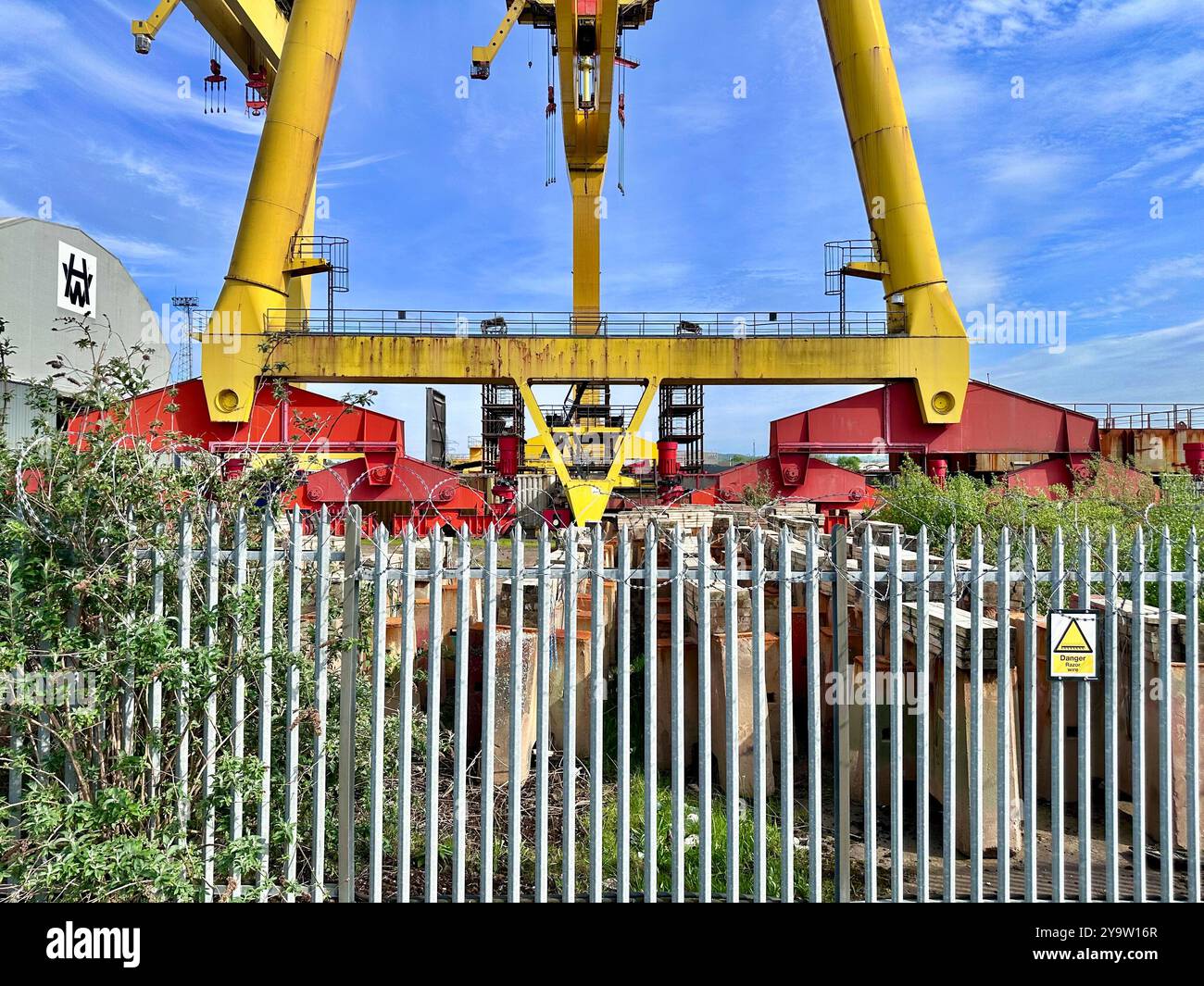 Goliath Gantry Crane, Belfast Stock Photo - Alamy