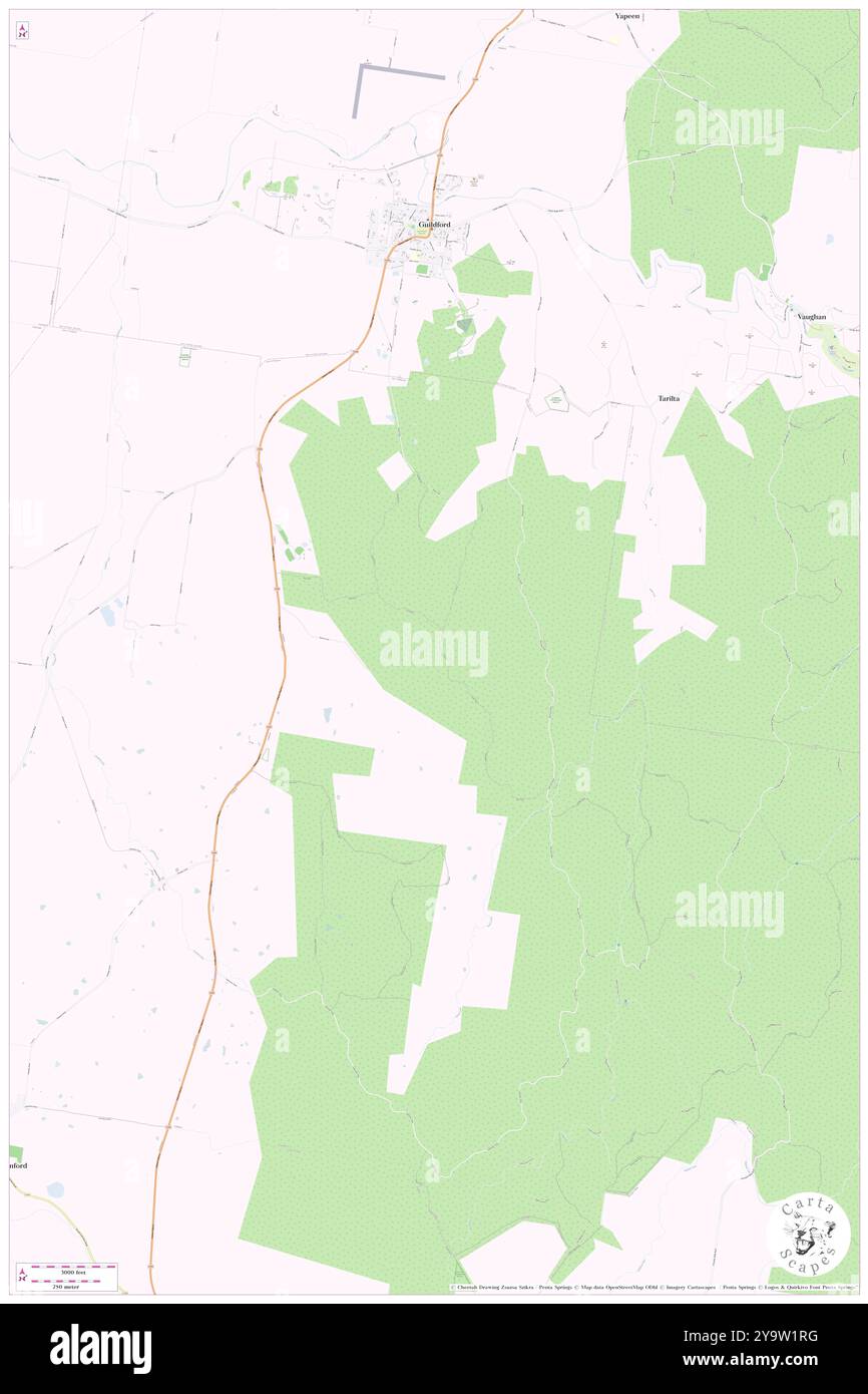 Guildford, Mount Alexander, AU, Australia, Victoria, S 37 8' 25'', N ...