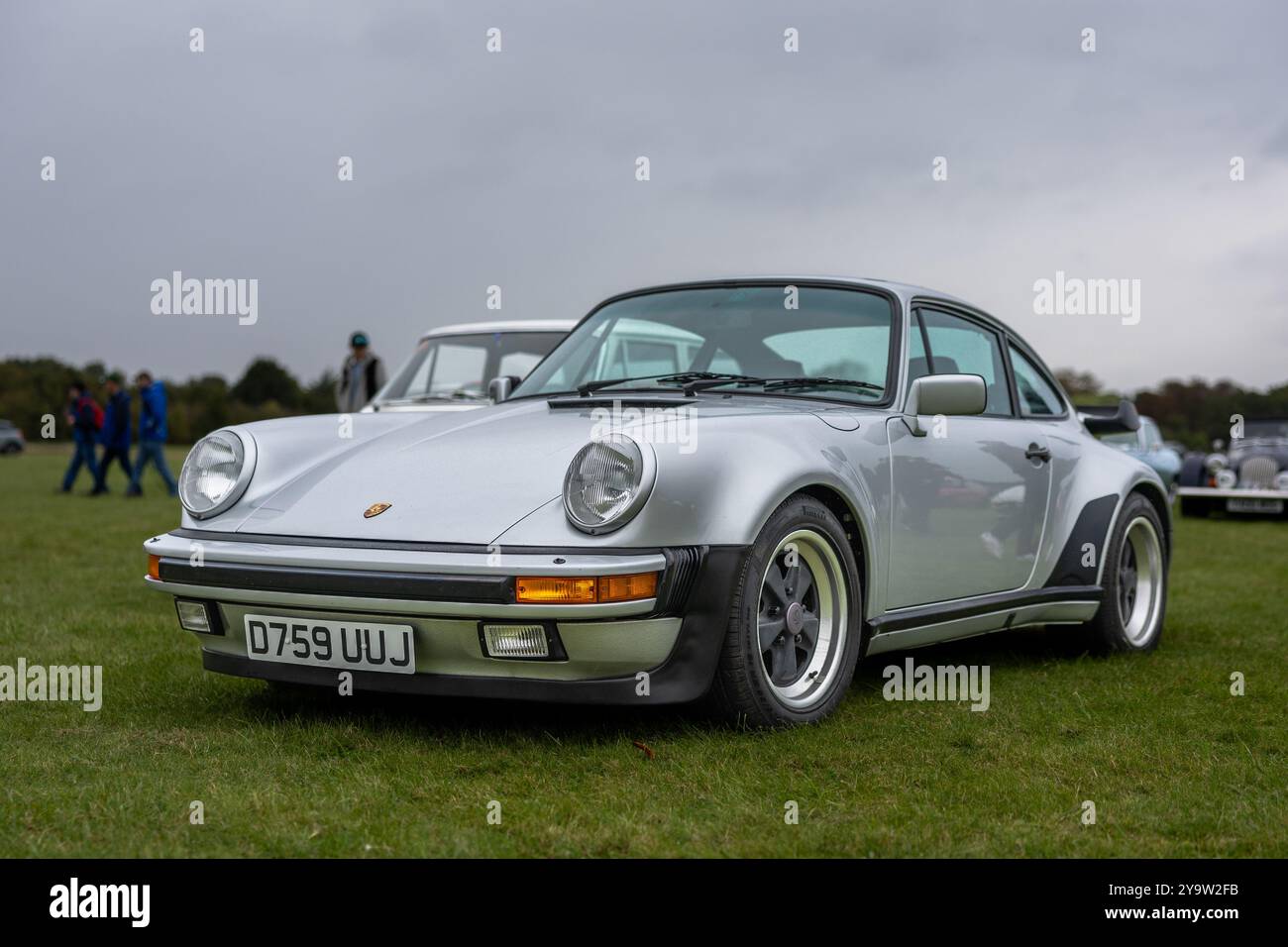 1986 Porsche 911 Turbo, on display at the Bicester Heritage Scramble on ...