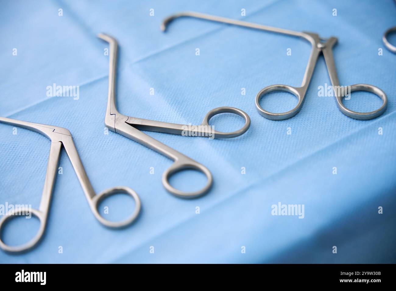 Set of special instruments is prepared for the operation Stock Photo ...