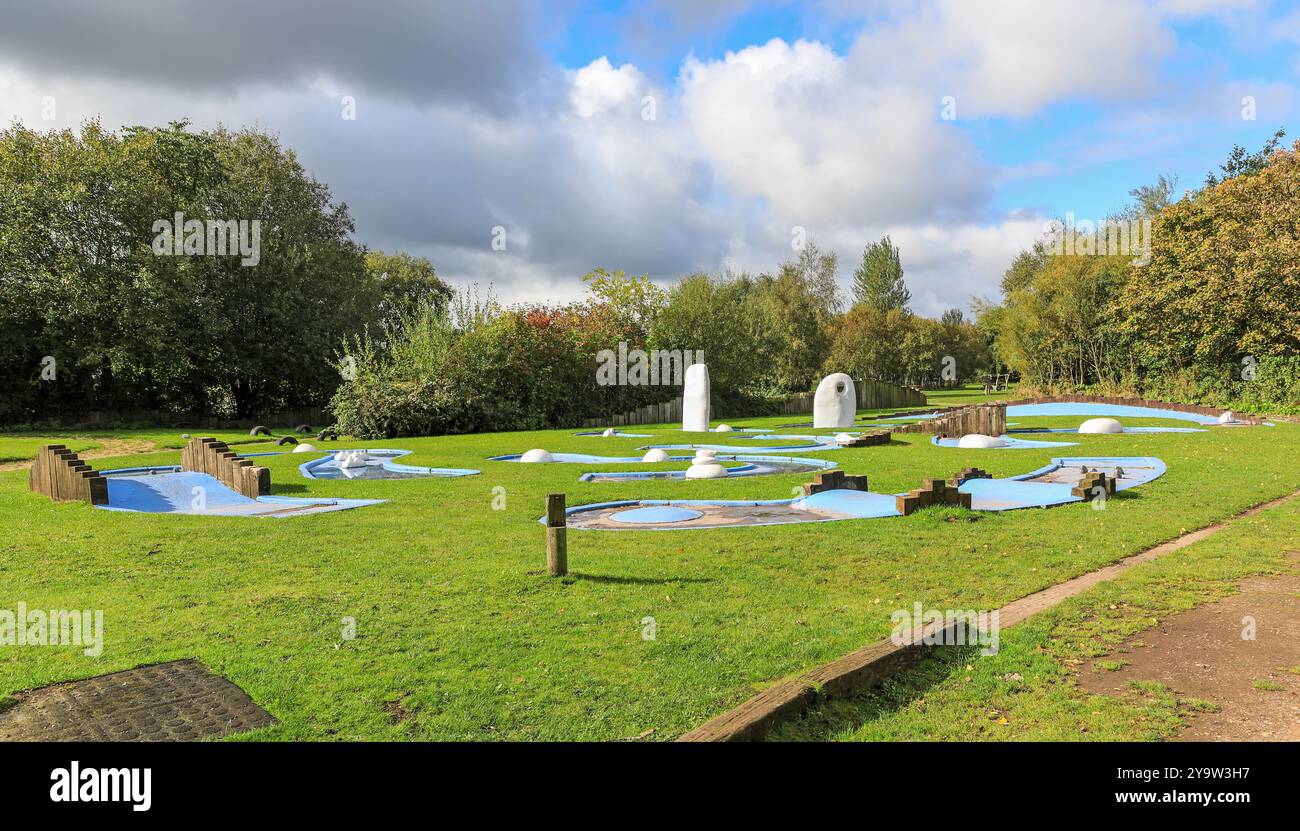 A crazy golf course at Chasewater Country Park, Burntwood, Cannock ...