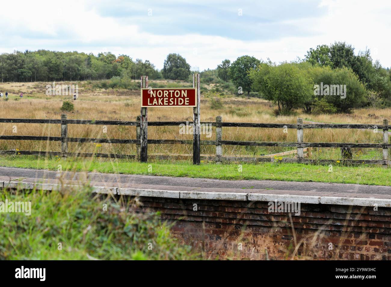 Norton Lakeside station on the Chasewater Railway at Chasewater Country ...