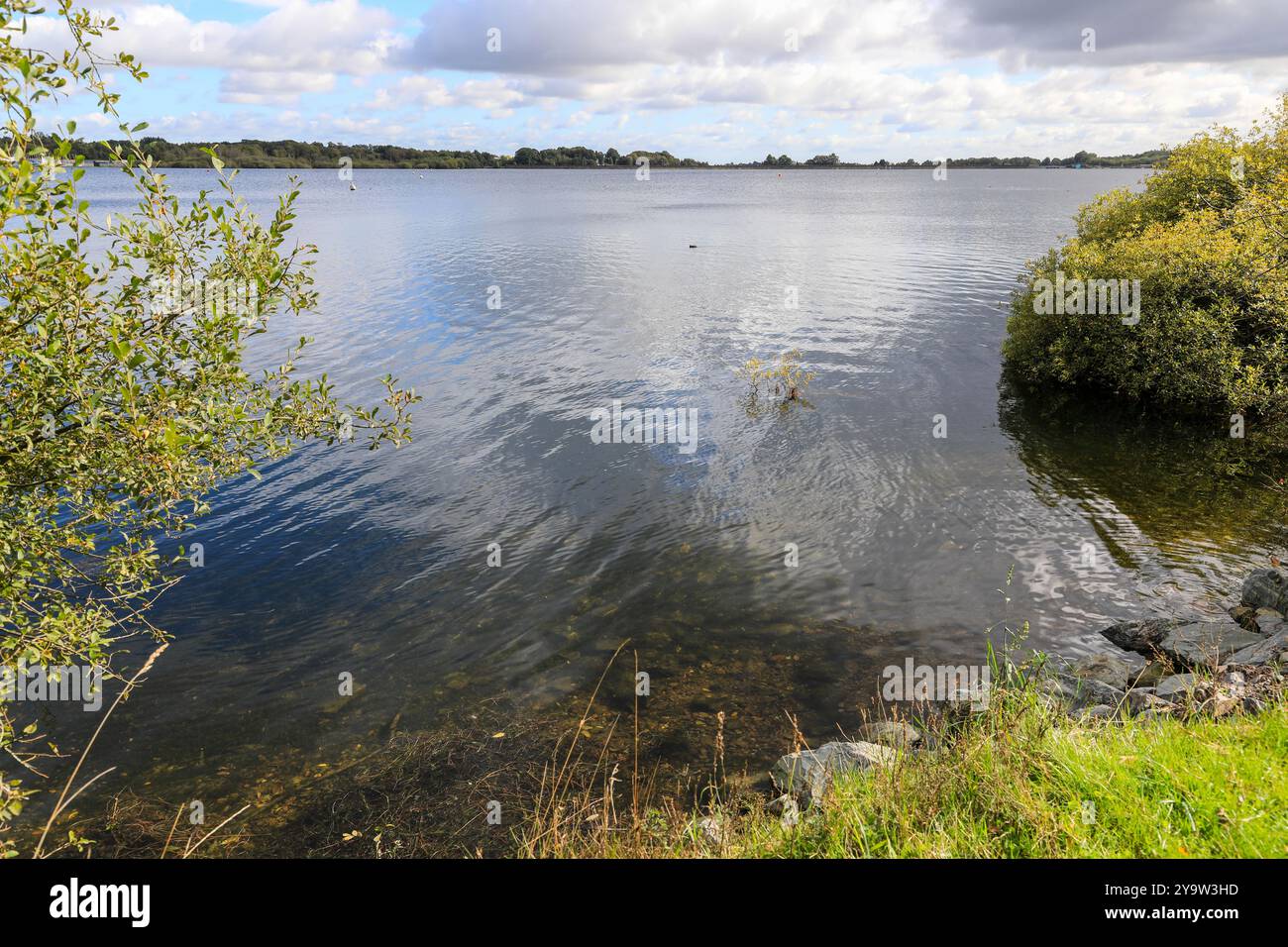 The lake at Chasewater Country Park, Burntwood, Cannock Chase ...