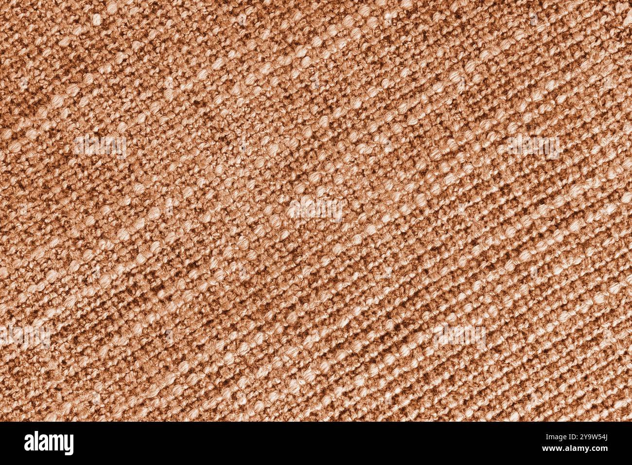 Jacquard diagonal woven coarse weave texture upholstery orange fabric ...