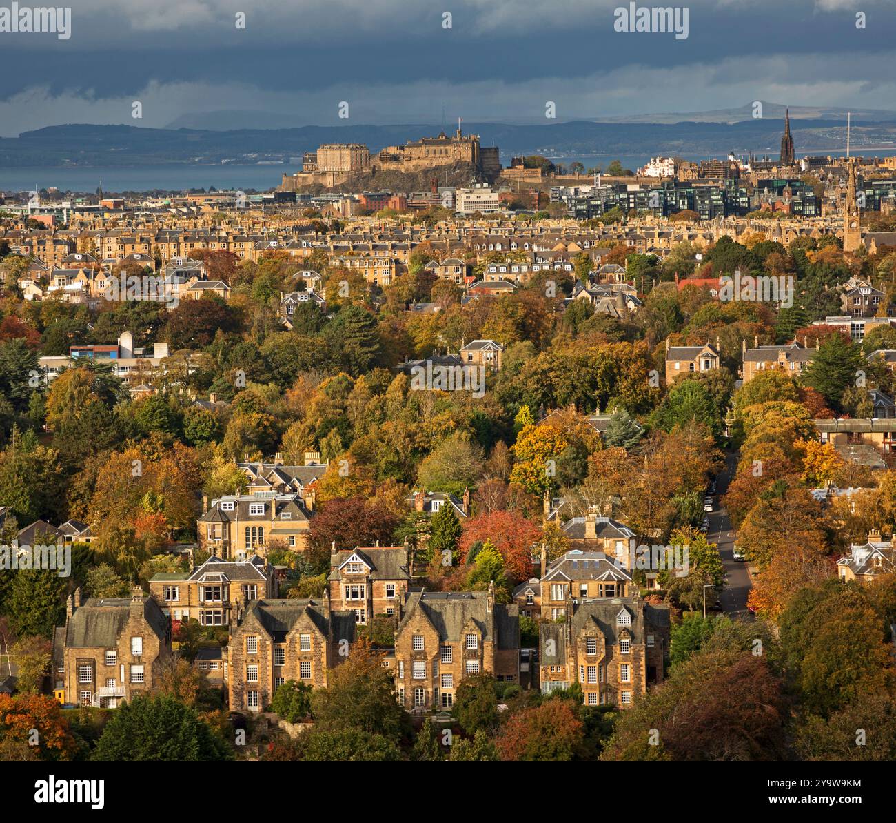 Blackford and the Grange areas of, Edinburgh, Scotland, UK. 11 October ...