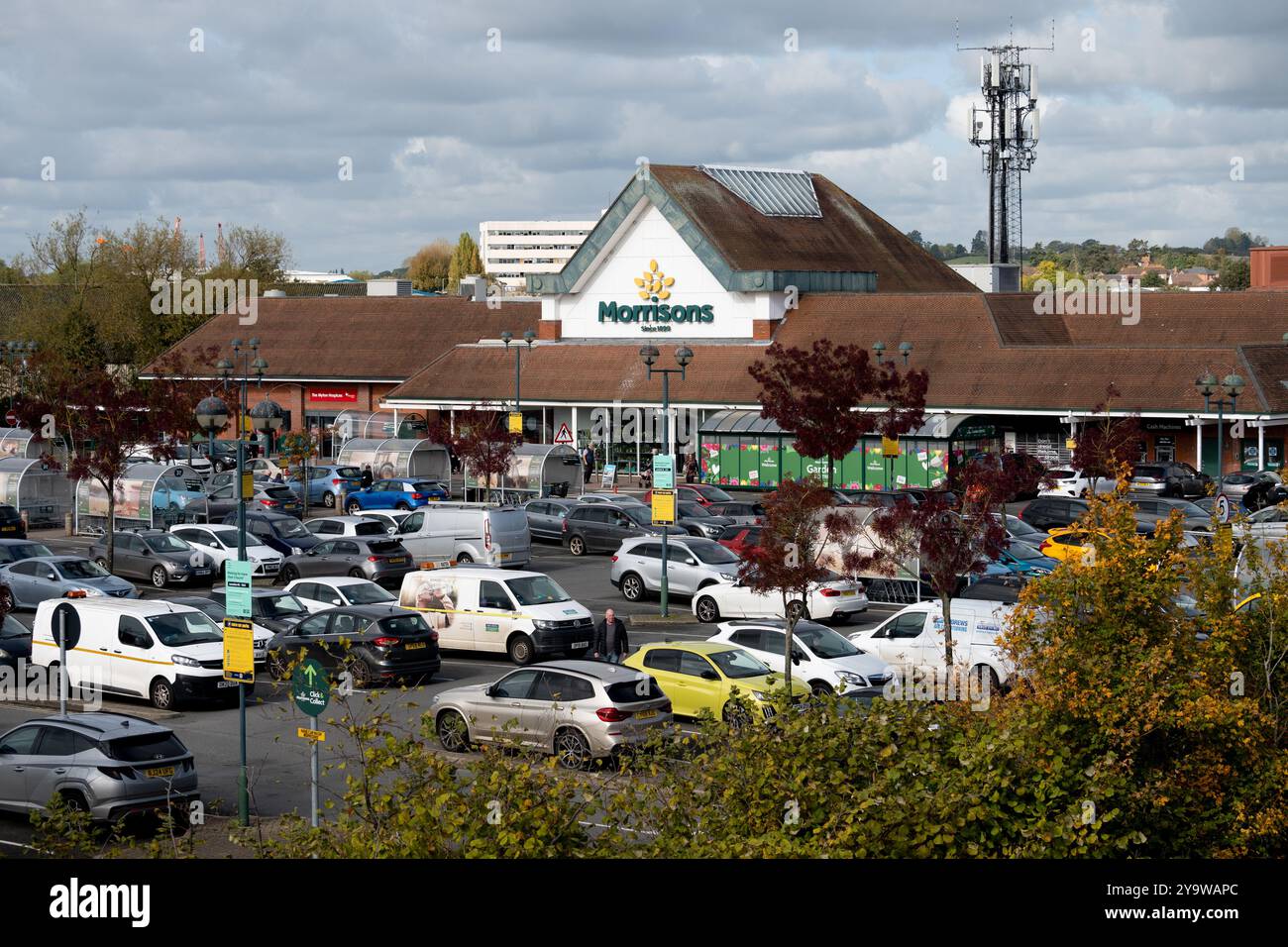 Morrisons supermarket, Stratford-upon-Avon, Warwickshire, England, UK ...