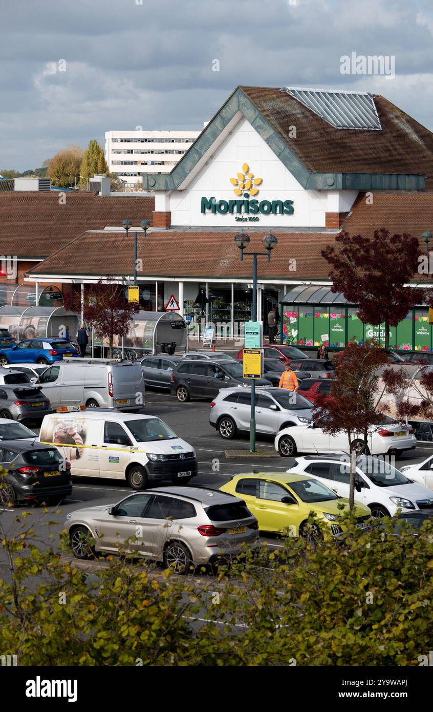 Morrisons supermarket, Stratford-upon-Avon, Warwickshire, England, UK ...