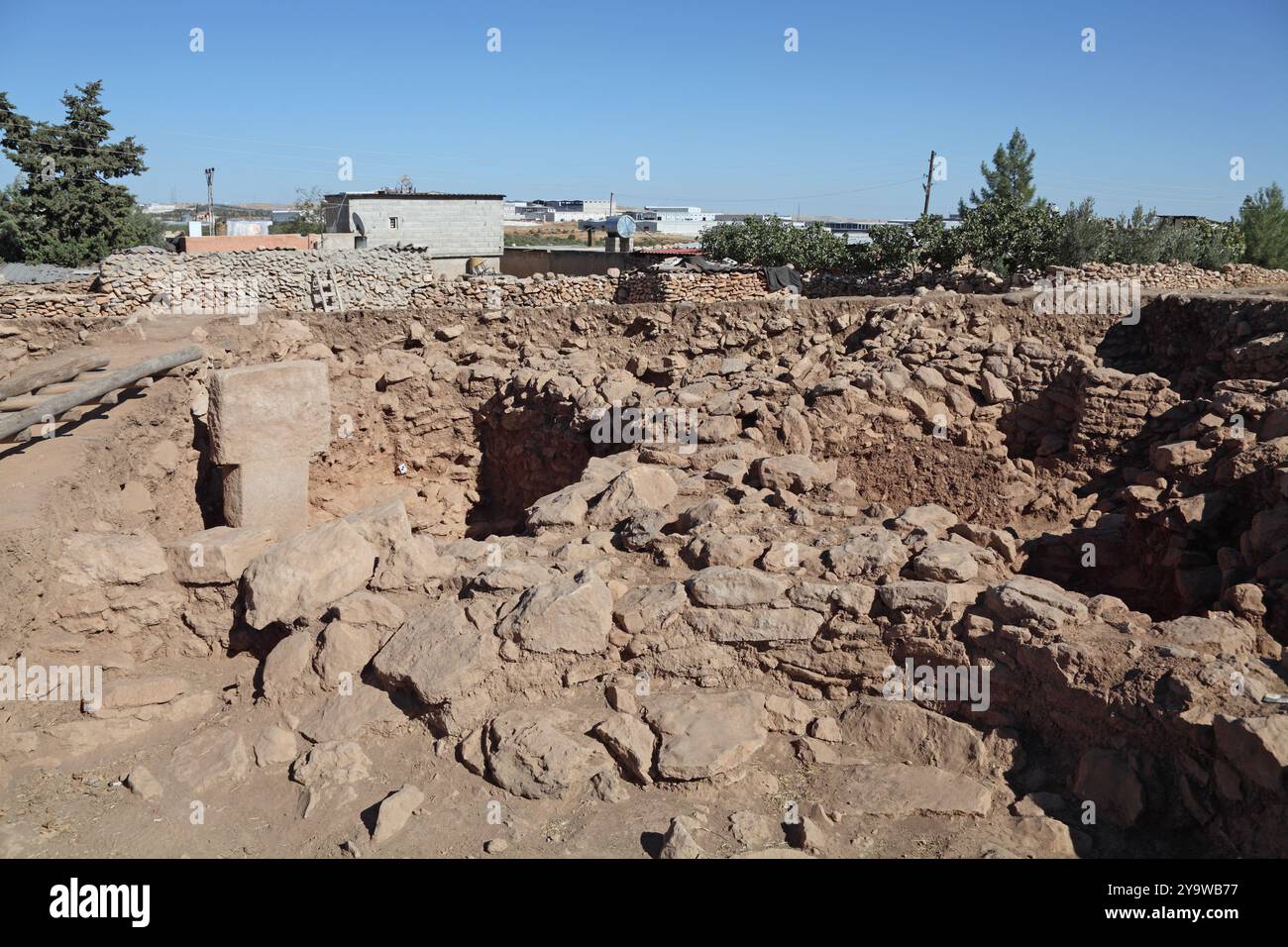 Pre-pottery Neolithic archaeological site of Sayburc dating from 11,000 ...