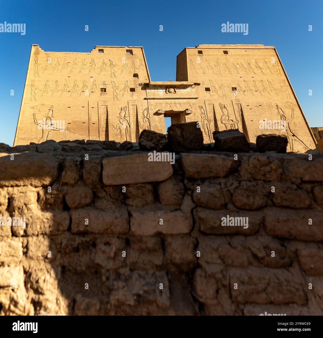 Edfu, Egypt; January 17, 2024: Journey to the heavenly abode of Horus ...
