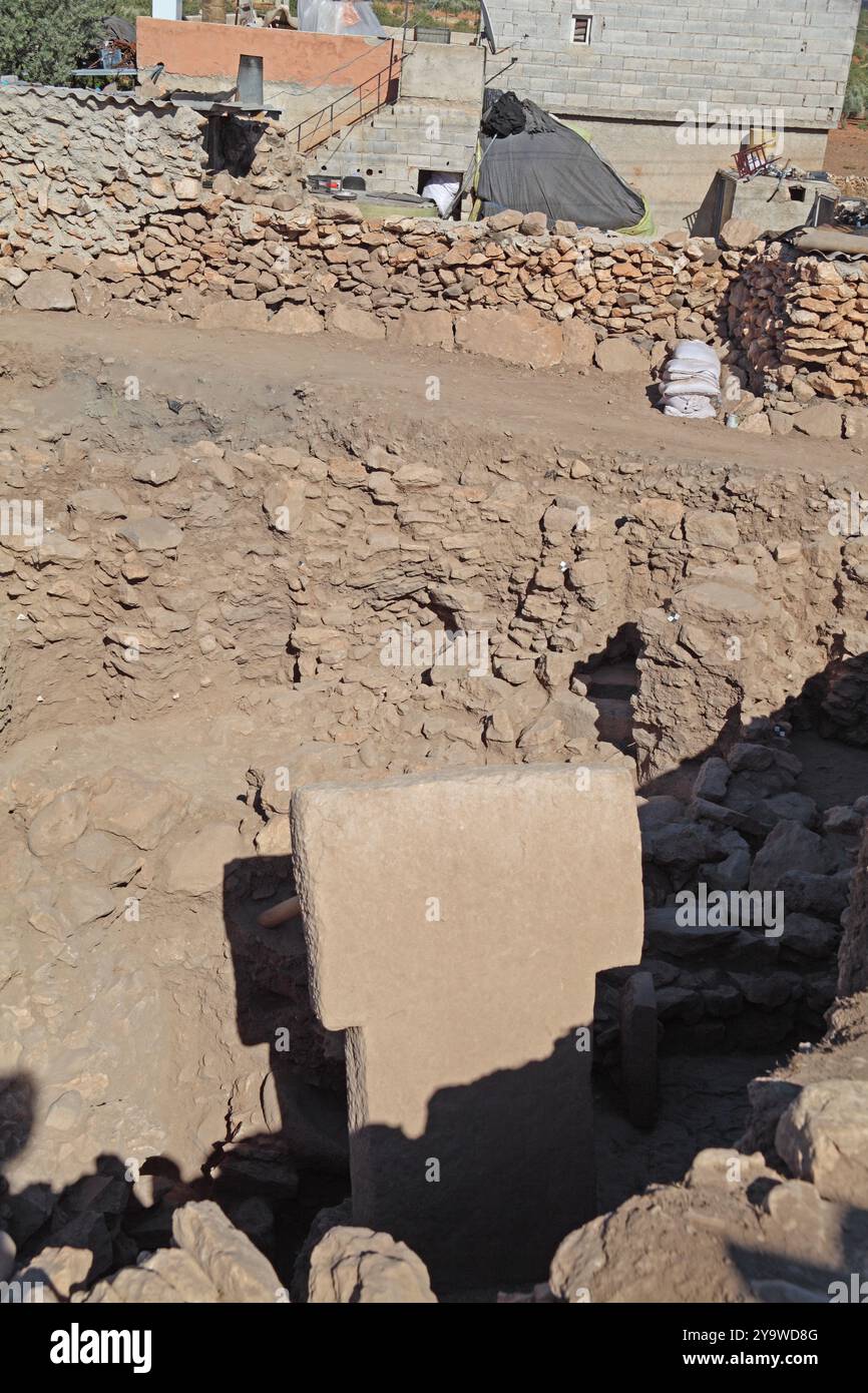Pre-pottery Neolithic archaeological site of Sayburc dating from 11,000 ...