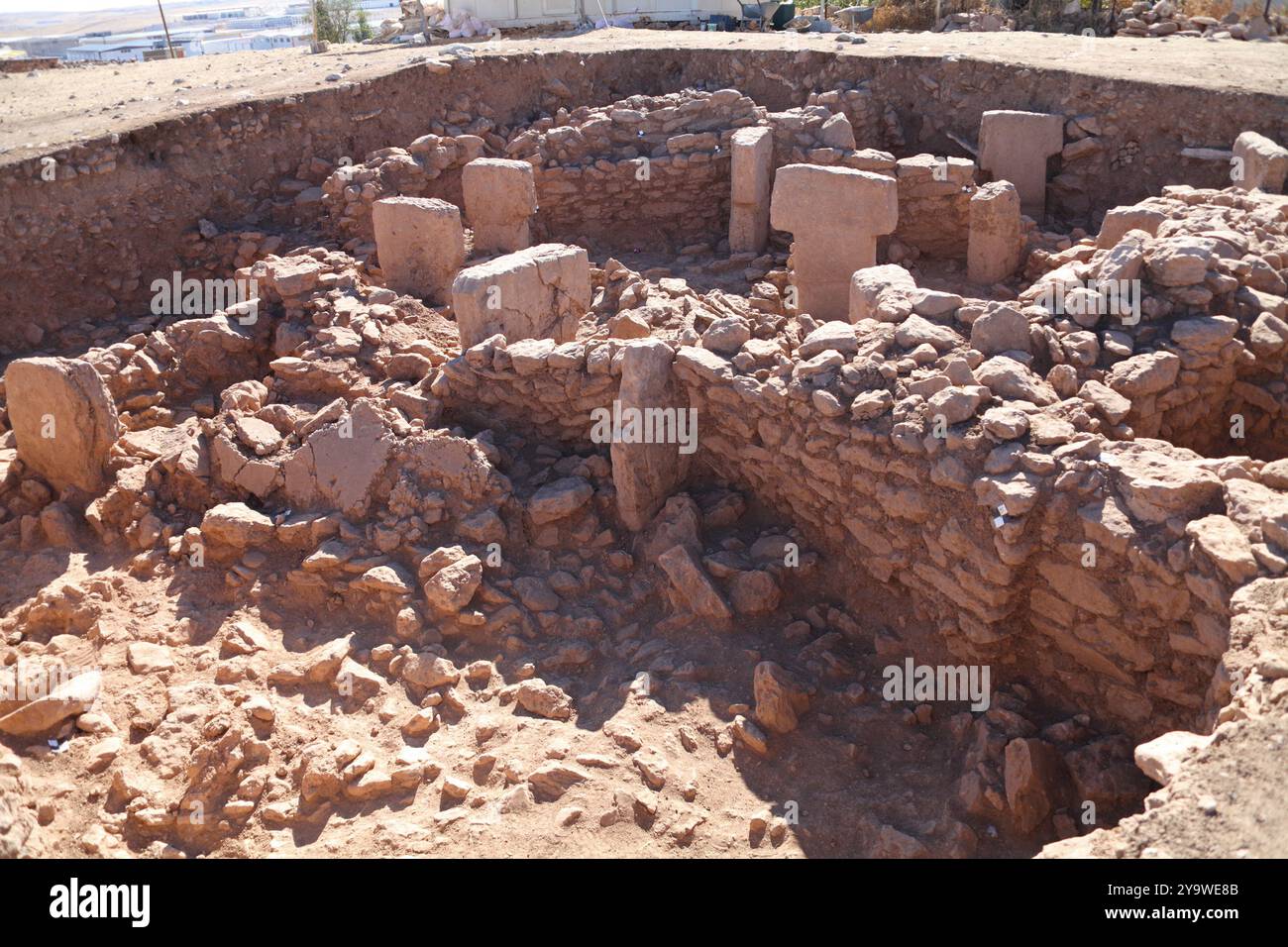 Pre-pottery Neolithic archaeological site of Sayburc dating from 11,000 ...