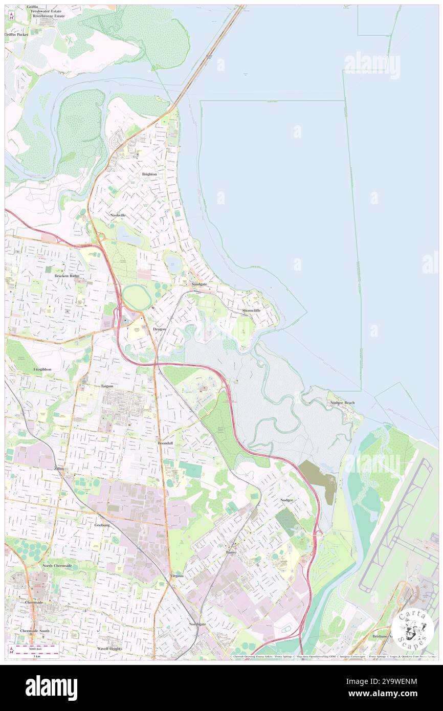 Cabbage Tree Creek / Tighgum Creek, Brisbane, AU, Australia, Queensland ...