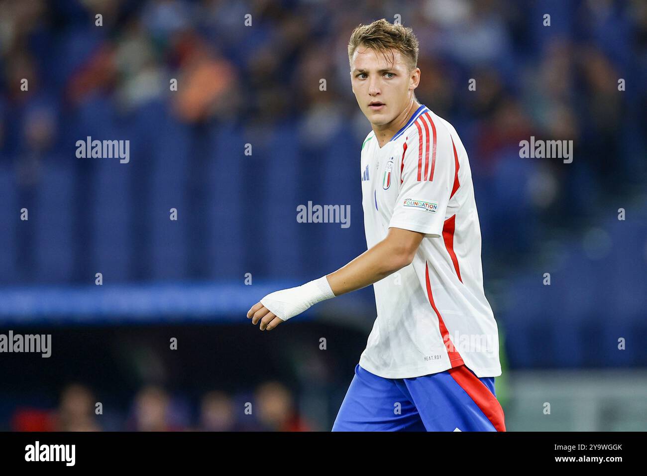 Mateo Retegui of Italy (Atalanta) looks during the UEFA Nations League ...