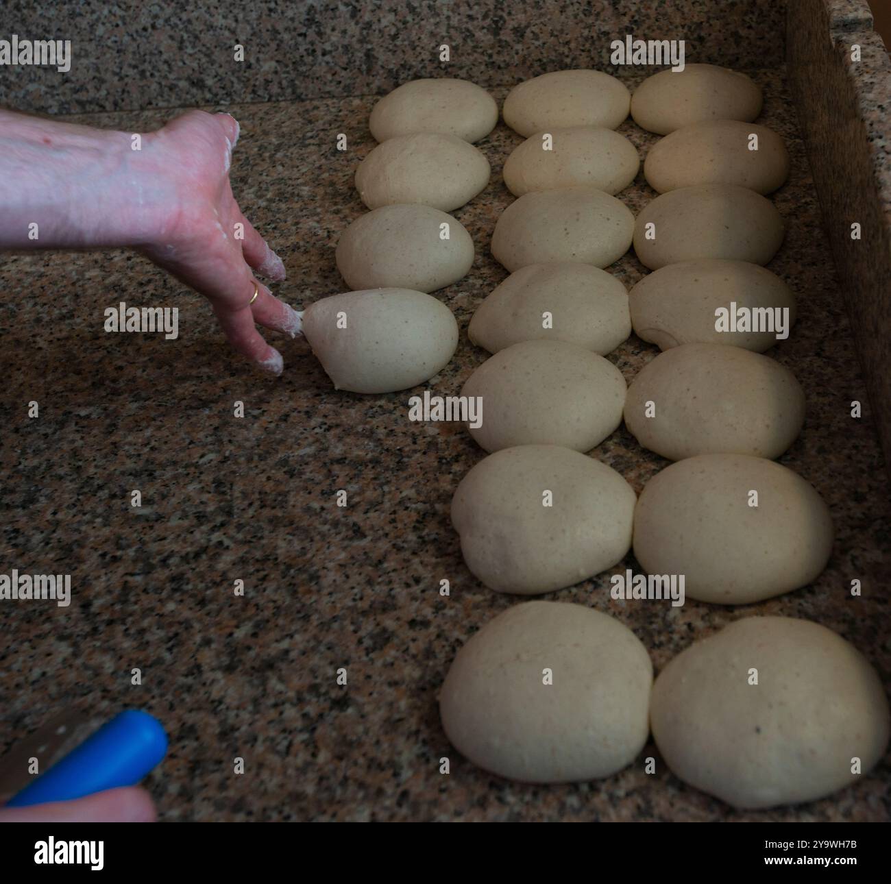 Daniel Pearson, founder of the Oobatz restaurant in Paris, working on ...