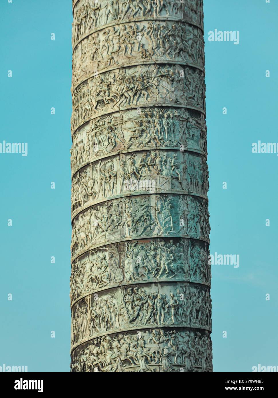 The Vendôme Column, a monument erected by order of Napoleon Bonaparte ...