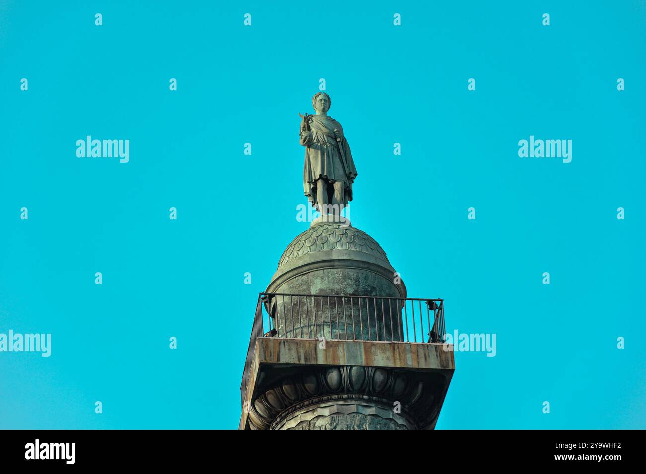 The Vendôme Column, a monument erected by order of Napoleon Bonaparte ...