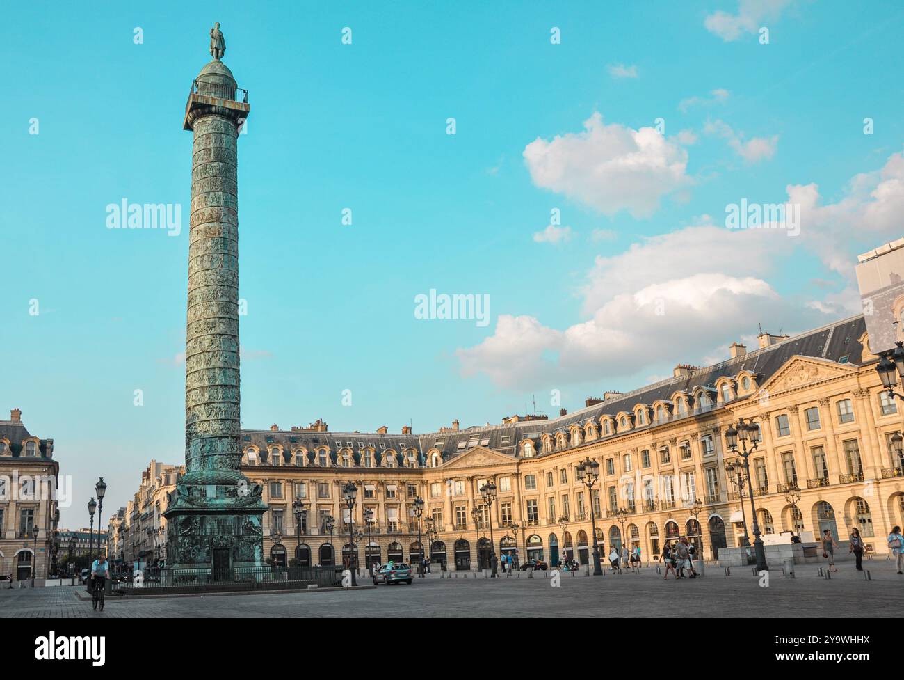 The Vendôme Column, a monument erected by order of Napoleon Bonaparte ...