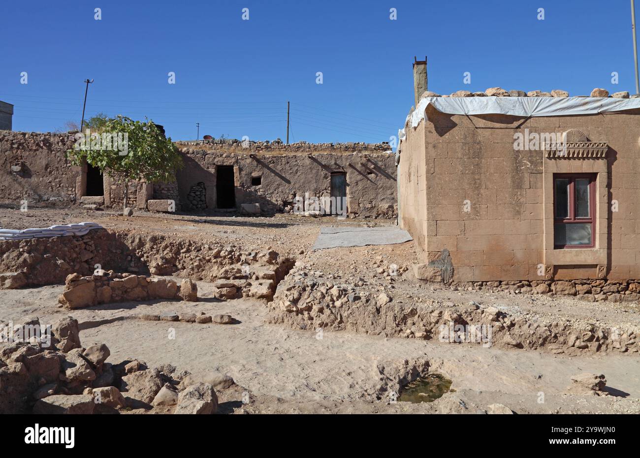 Pre-pottery Neolithic archaeological site of Sayburc dating from 11,000 ...