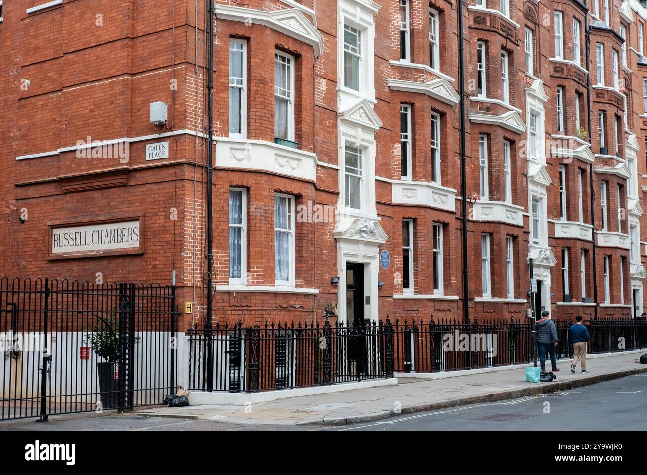 Russell Chambers, Bury Place, former home of Bertrand Russell who lived ...