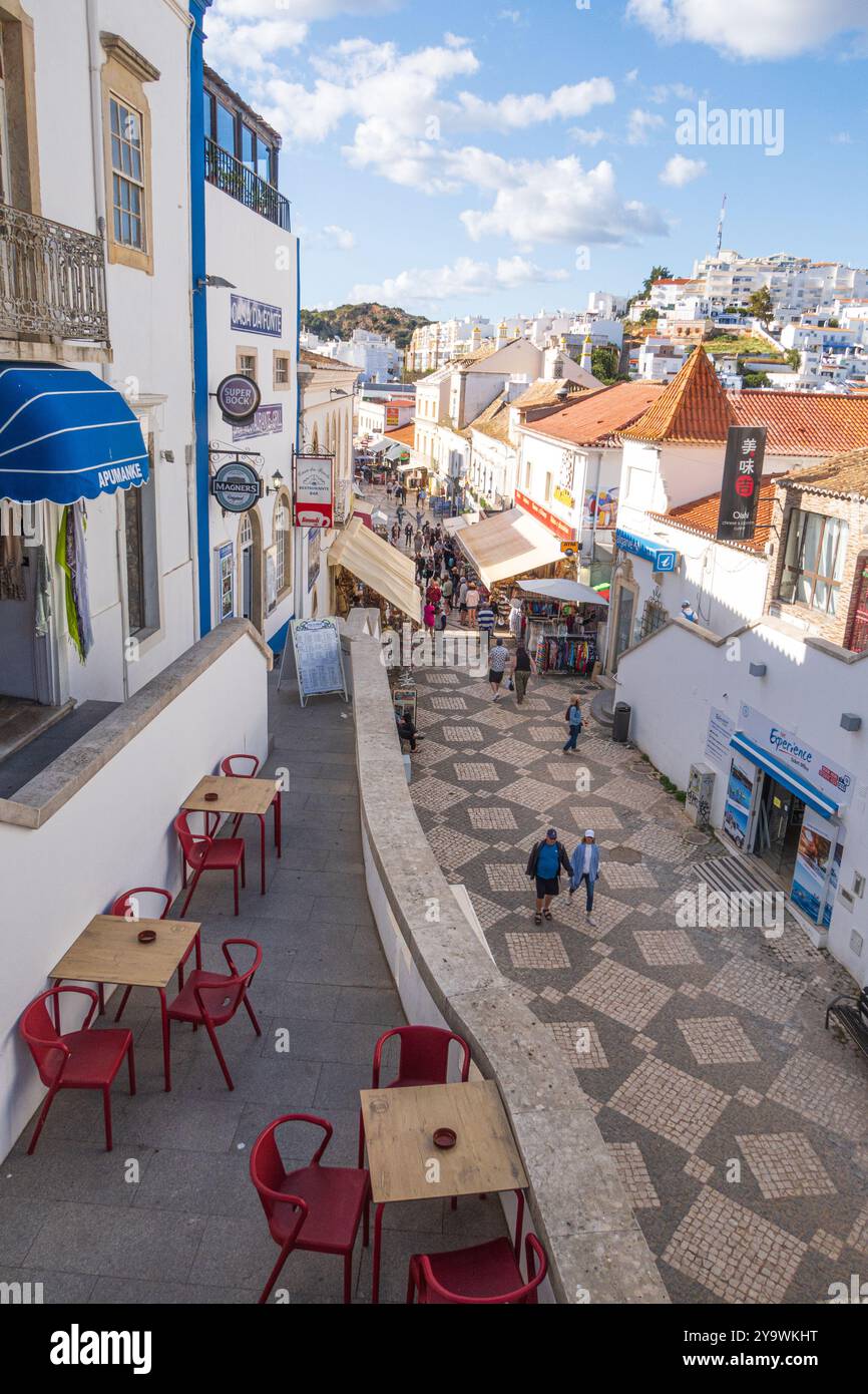 Albufeira, Portugal - April 27, 2024: traditional buildings and ...