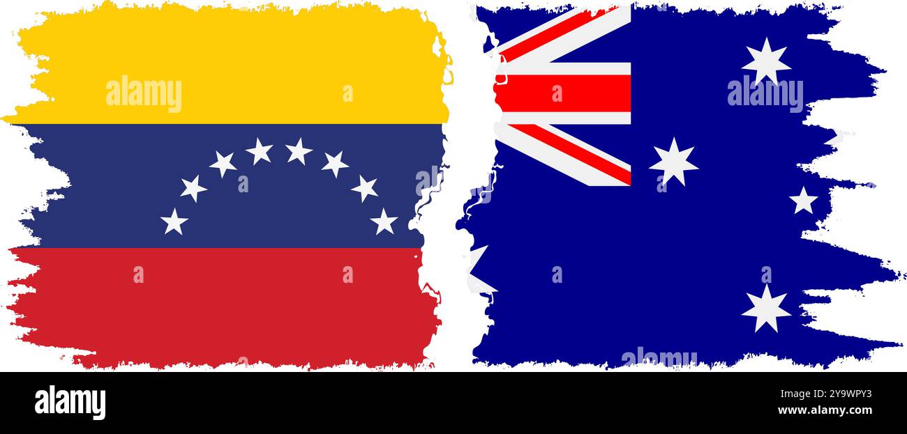 Australia venezuela flag Stock Vector Images - Alamy
