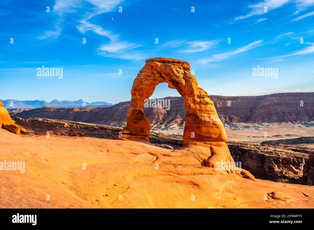 Arches National Park's Delicate Arch in the Fall of 2024 taken during a ...