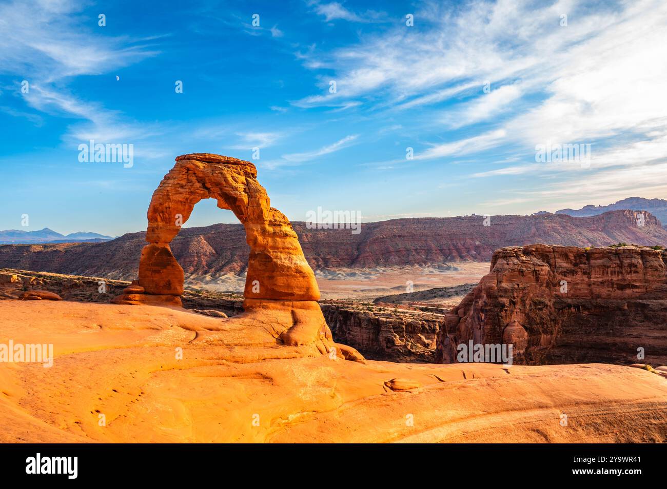 Arches National Park's Delicate Arch in the Fall of 2024 taken during a ...