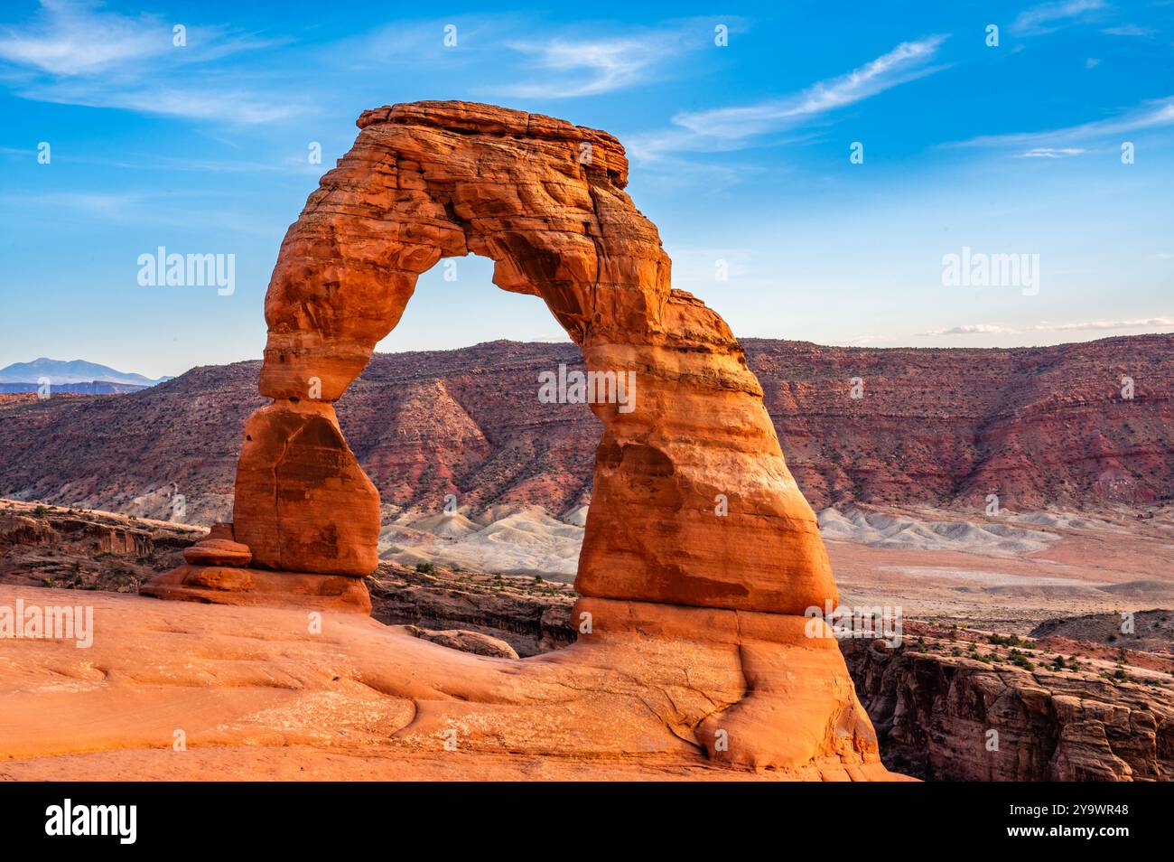 Arches National Park's Delicate Arch in the Fall of 2024 taken during a ...